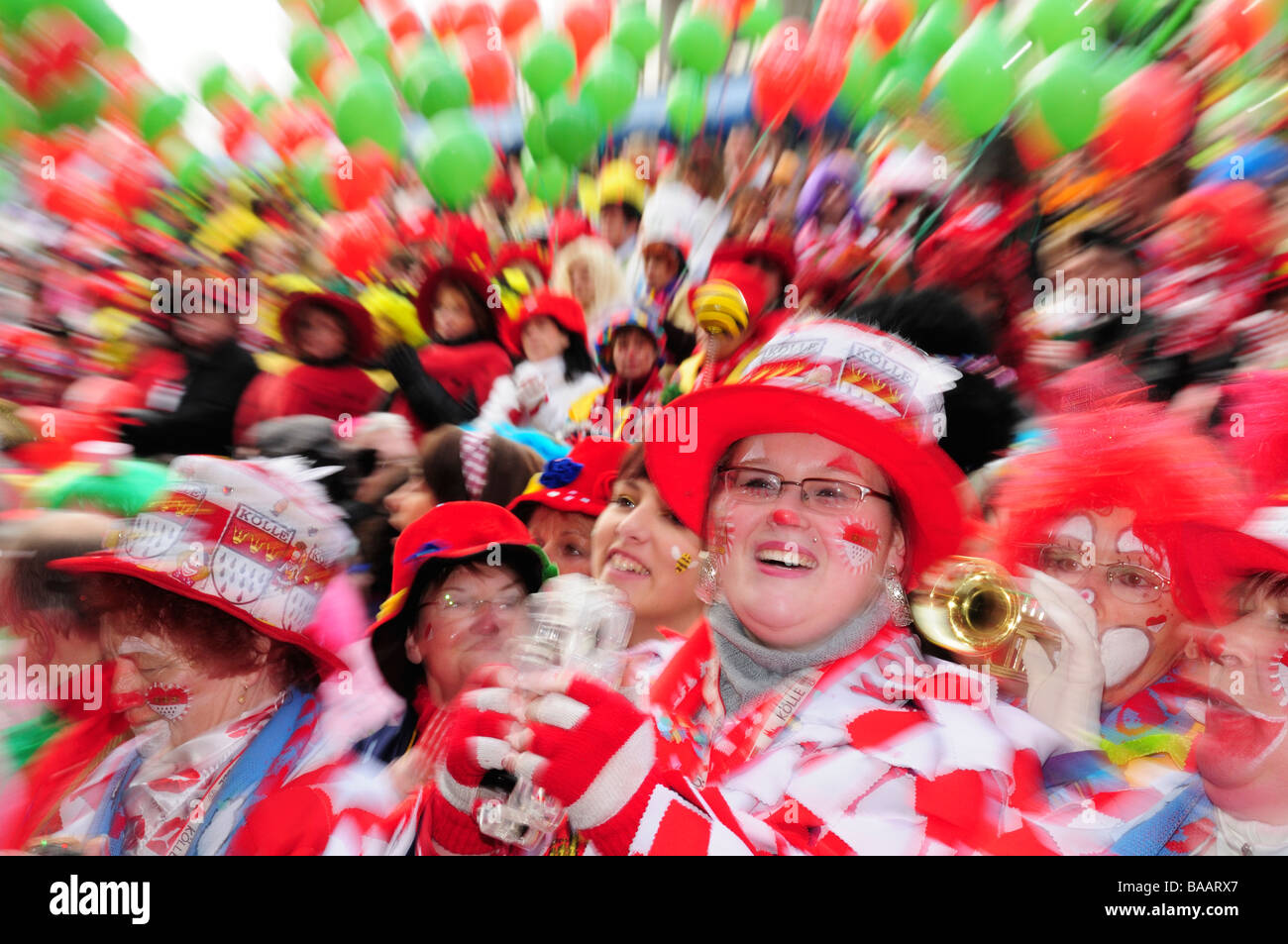 Germans celebrating carnival in Cologne Stock Photo - Alamy