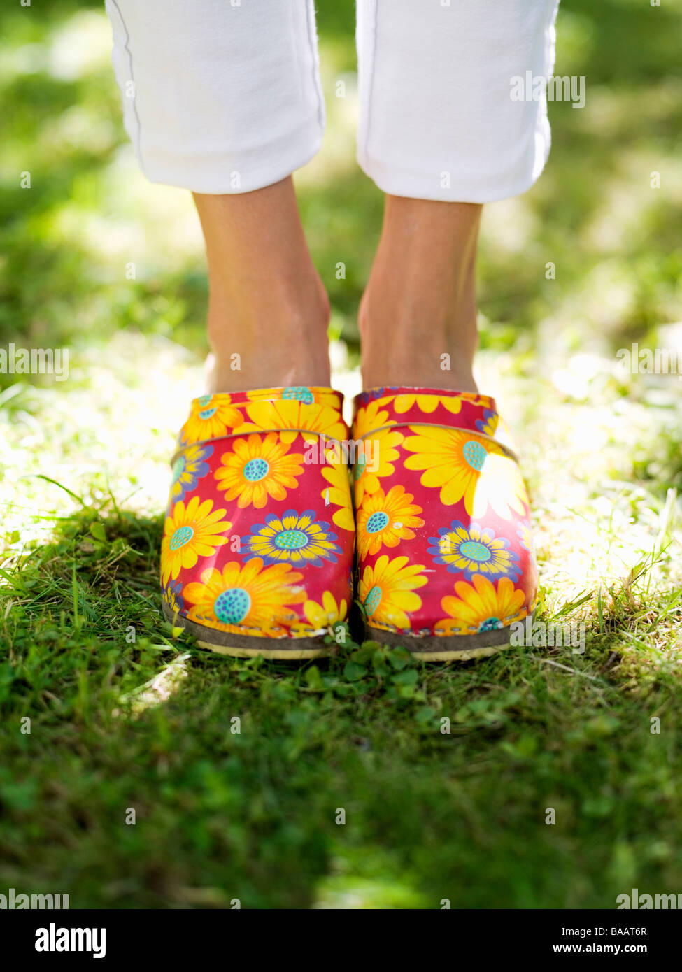 Woman Wearing Clogs at Esperanza Bruns blog