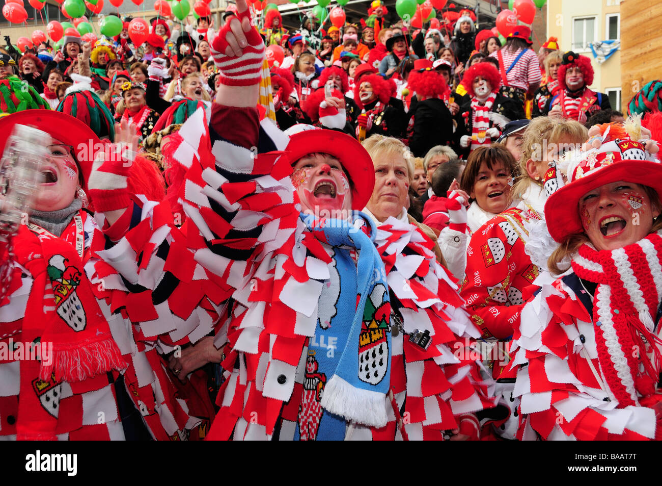 Germans celebrating carnival in Cologne Stock Photo - Alamy