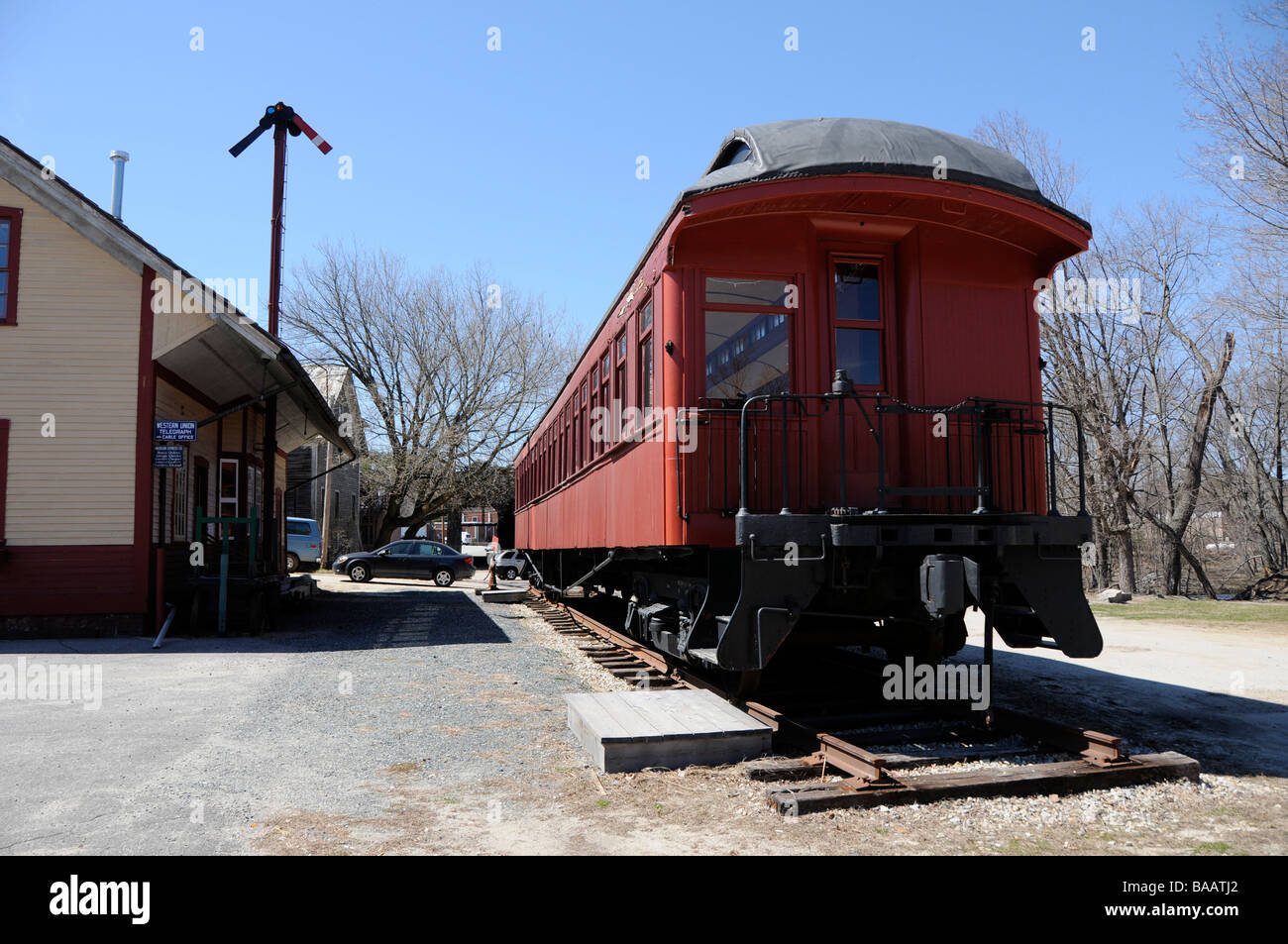 Antique Railroad Coach Stock Photo - Alamy