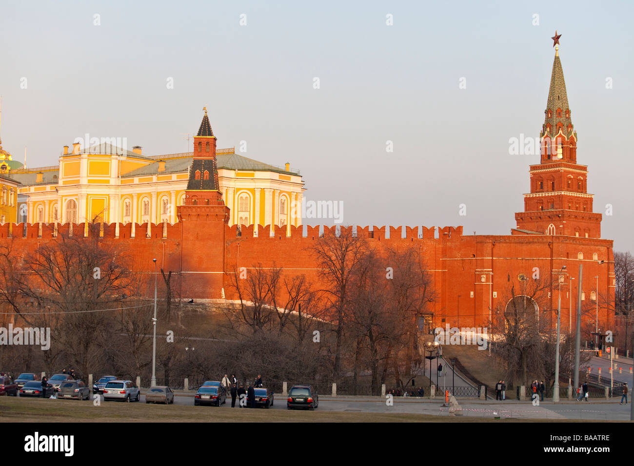 Kremlin wall in Moscow , Russia Stock Photo - Alamy