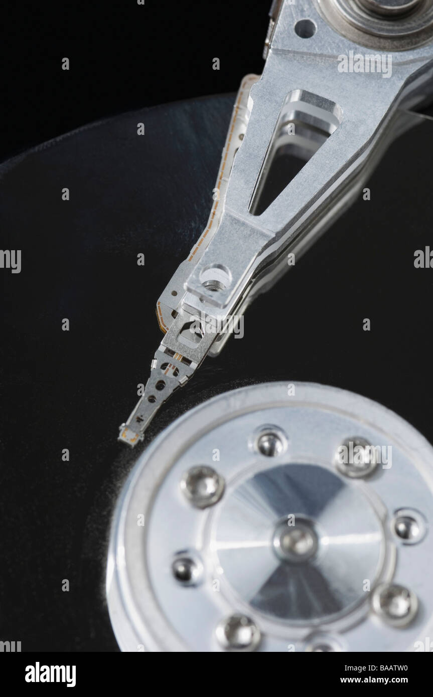 Close-up of a computer hard drive Stock Photo - Alamy