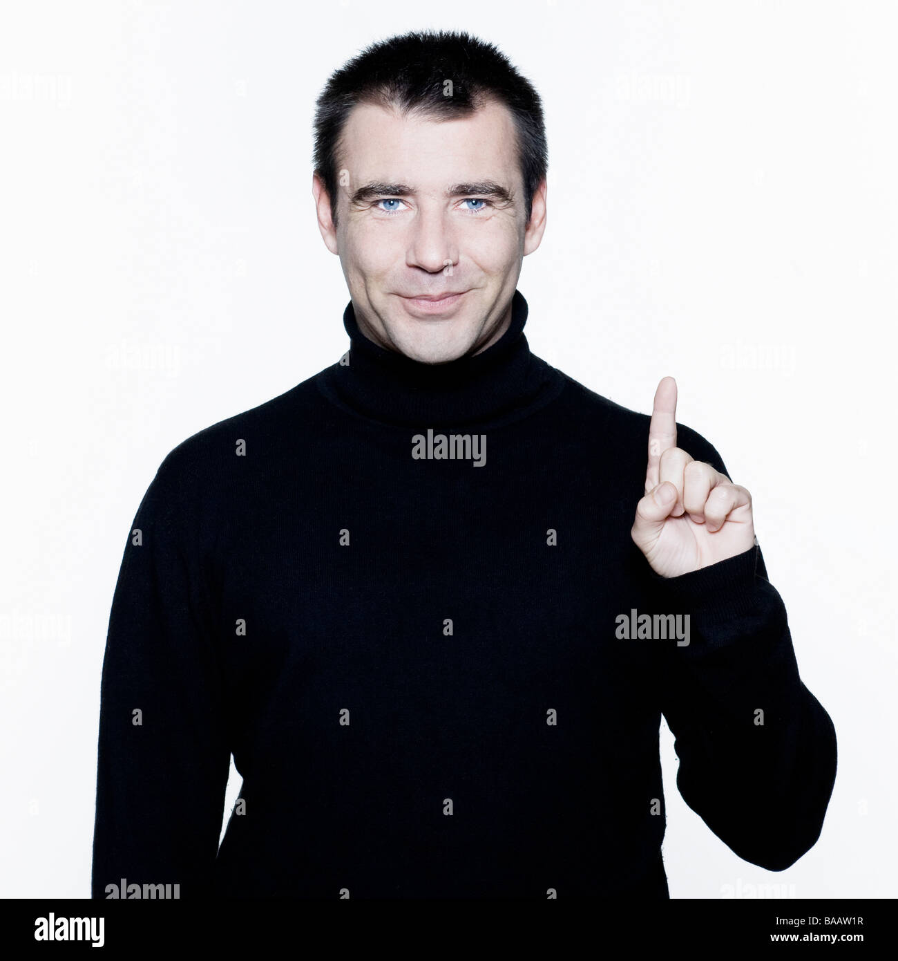 man expressive portrait on isolated white backgroun Stock Photo - Alamy