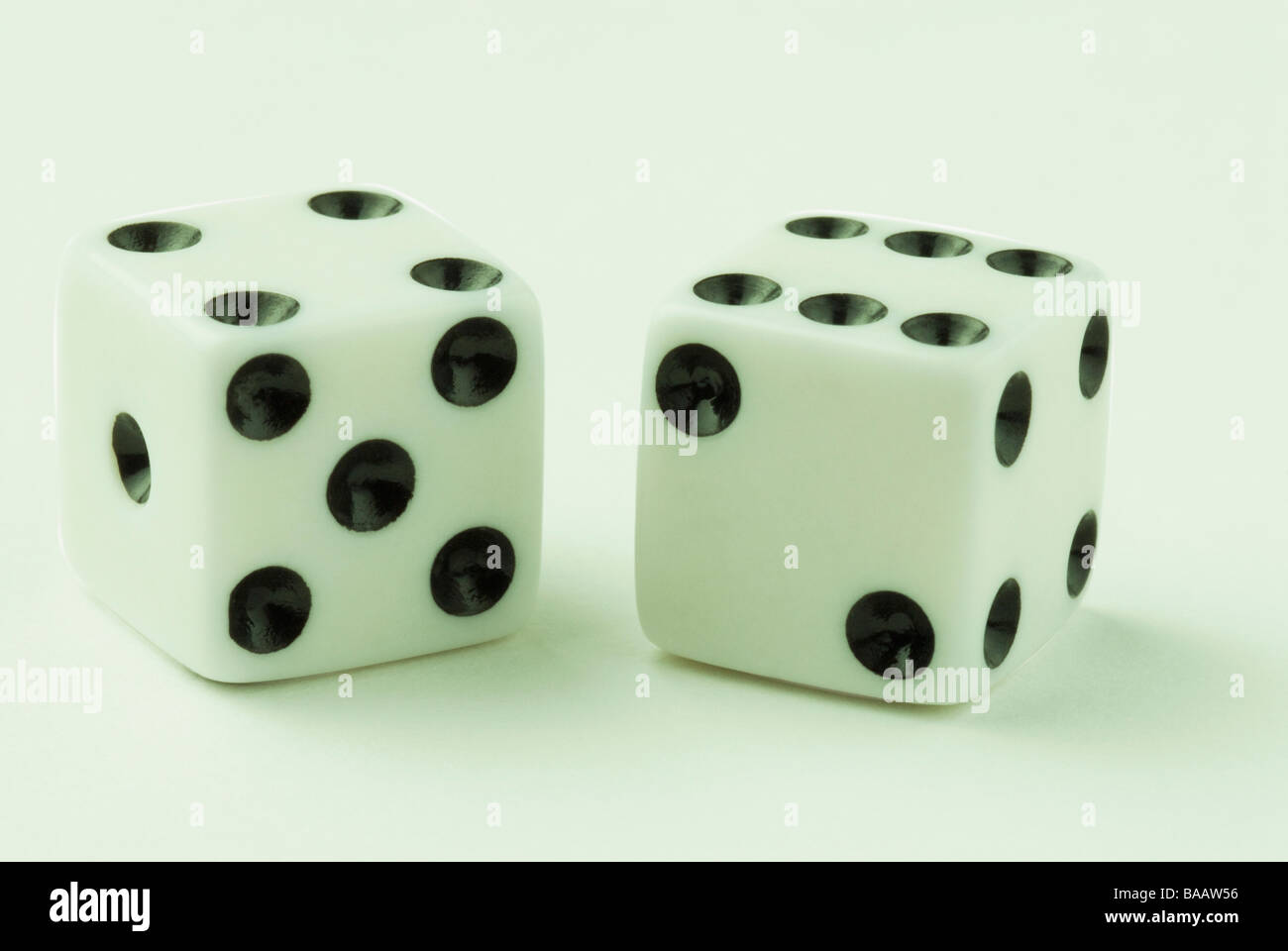 Close-up of two dices Stock Photo - Alamy