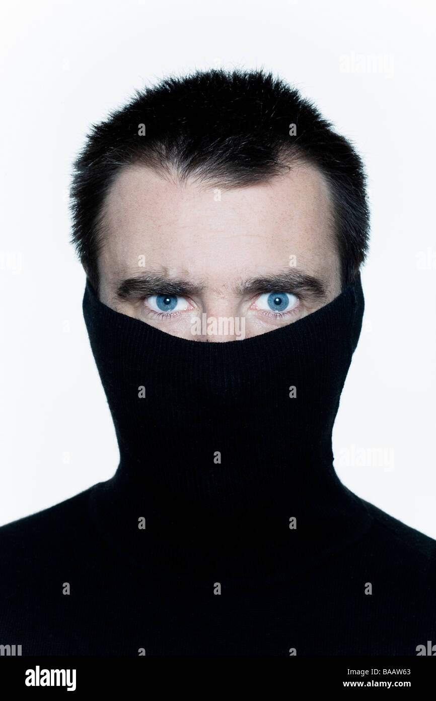 man expressive portrait on isolated white backgroun Stock Photo - Alamy