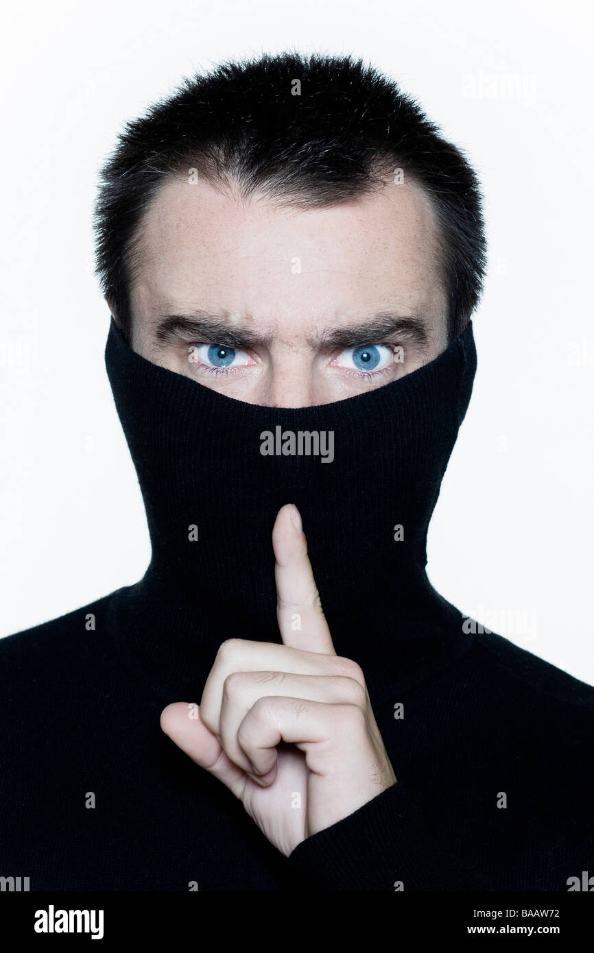 man expressive portrait on isolated white backgroun Stock Photo - Alamy