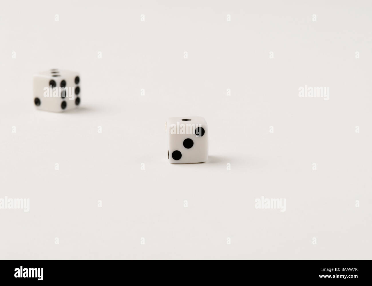Close-up of two dices Stock Photo - Alamy