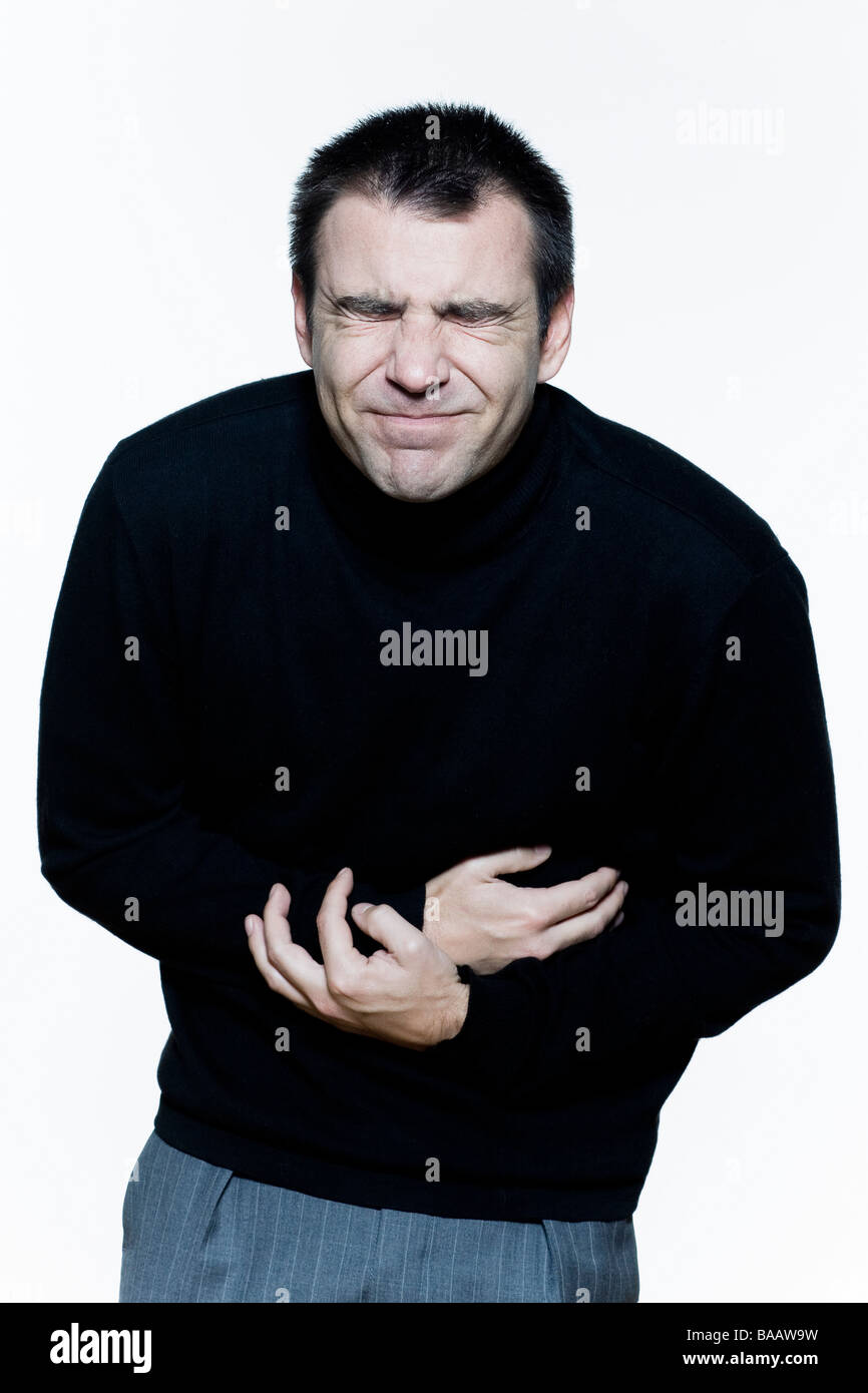 man expressive portrait on isolated white backgroun Stock Photo - Alamy