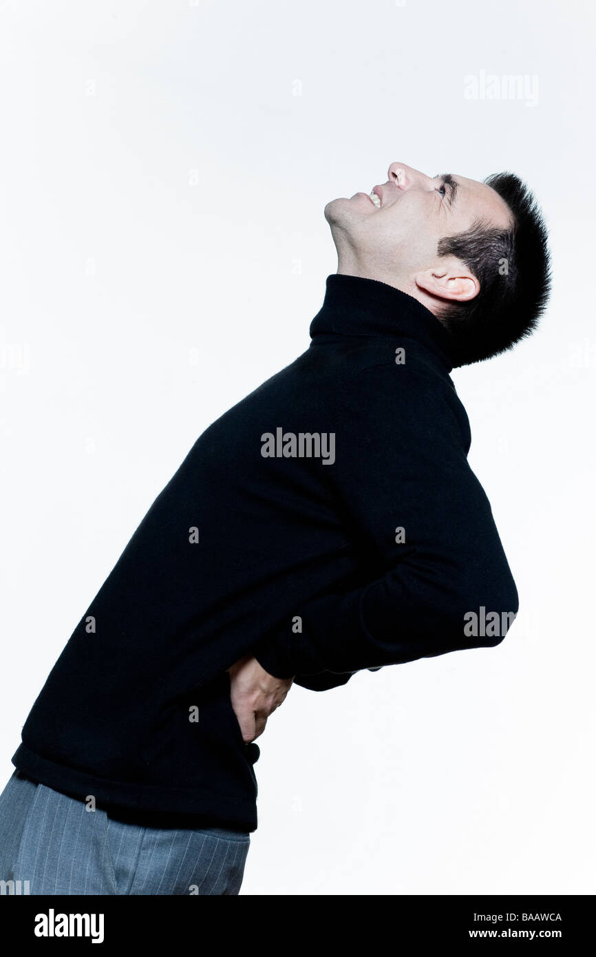 man expressive portrait on isolated white background Stock Photo - Alamy