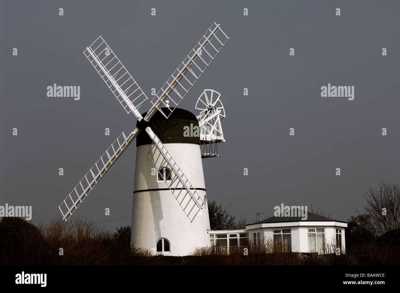 The Patcham windmill which has been turned into a house on the ...