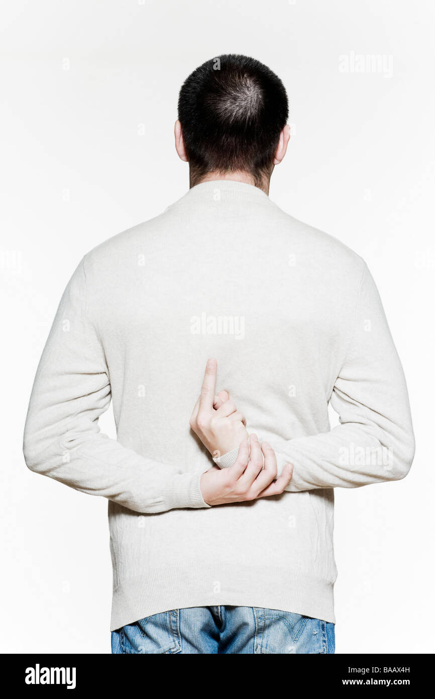 Portrait of an handsome expressive man in studio on white isolated ...