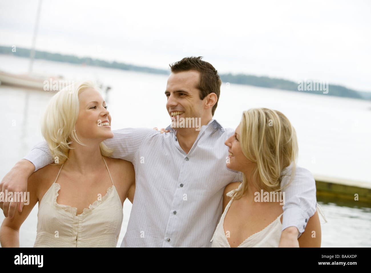 Three friends, Stockholm archipelago, Sweden Stock Photo - Alamy