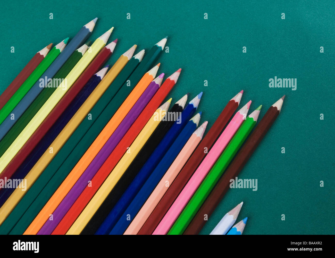Colored pencil still life in hi-res stock photography and images - Alamy