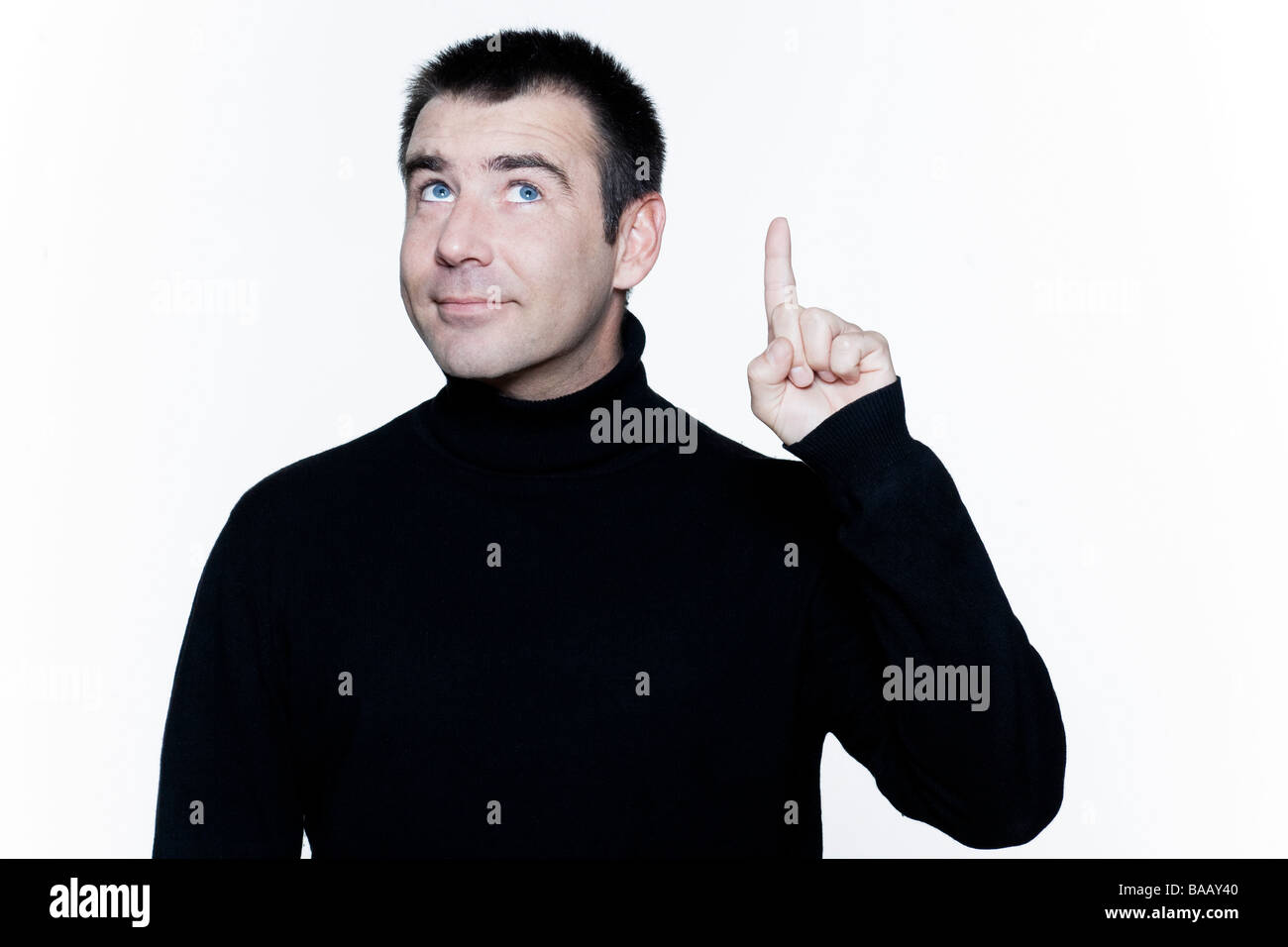man expressive portrait on isolated white backgroun Stock Photo - Alamy