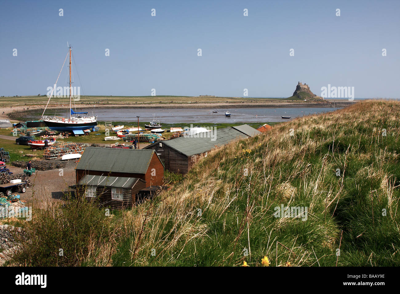 Holy isle harbour hi-res stock photography and images - Alamy