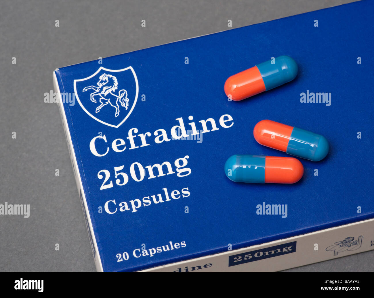 cefradine cephalosporin antibiotic capsules 250mg Stock Photo - Alamy