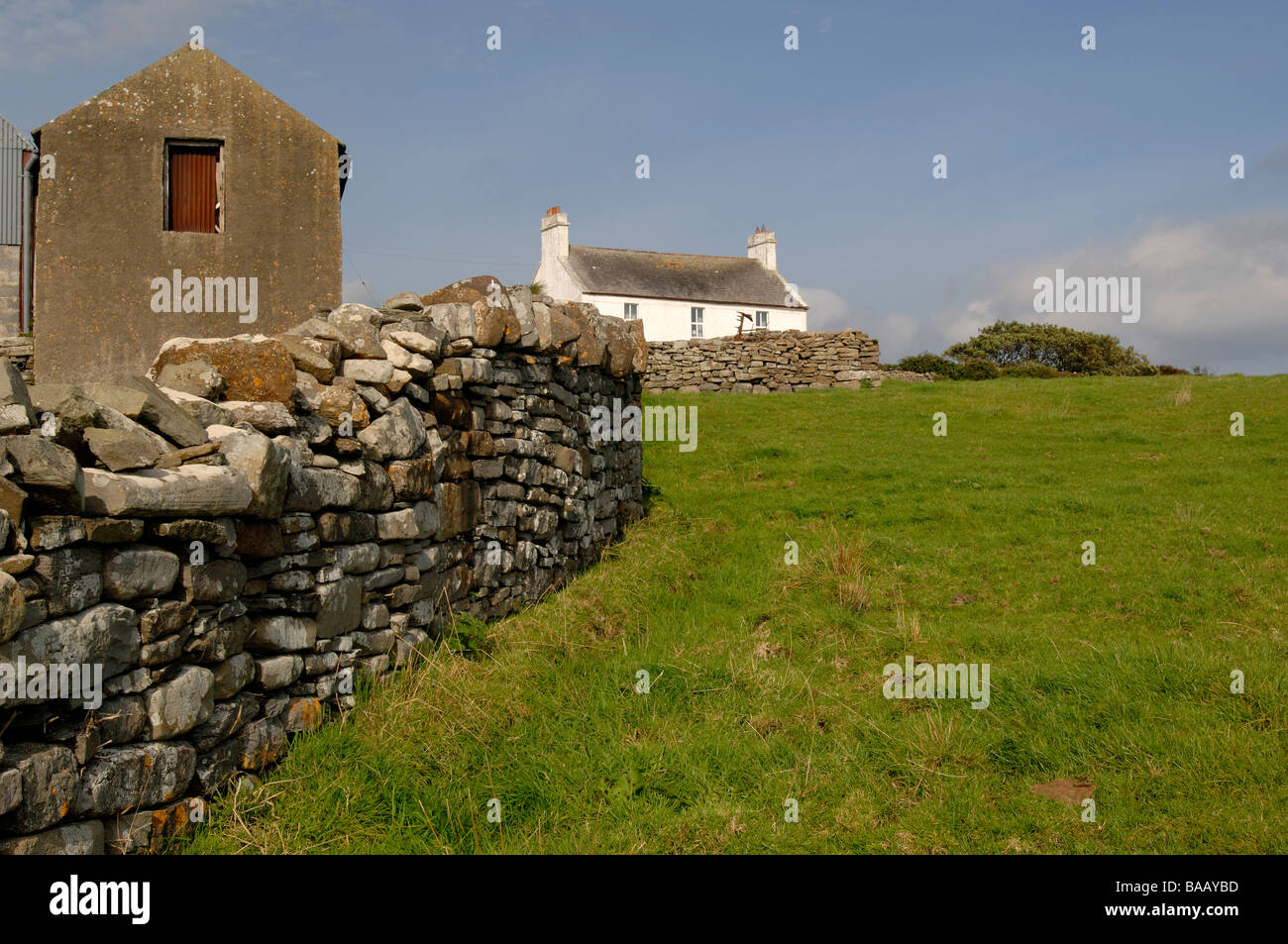 Stone Wall, Ireland Stock Photo - Alamy