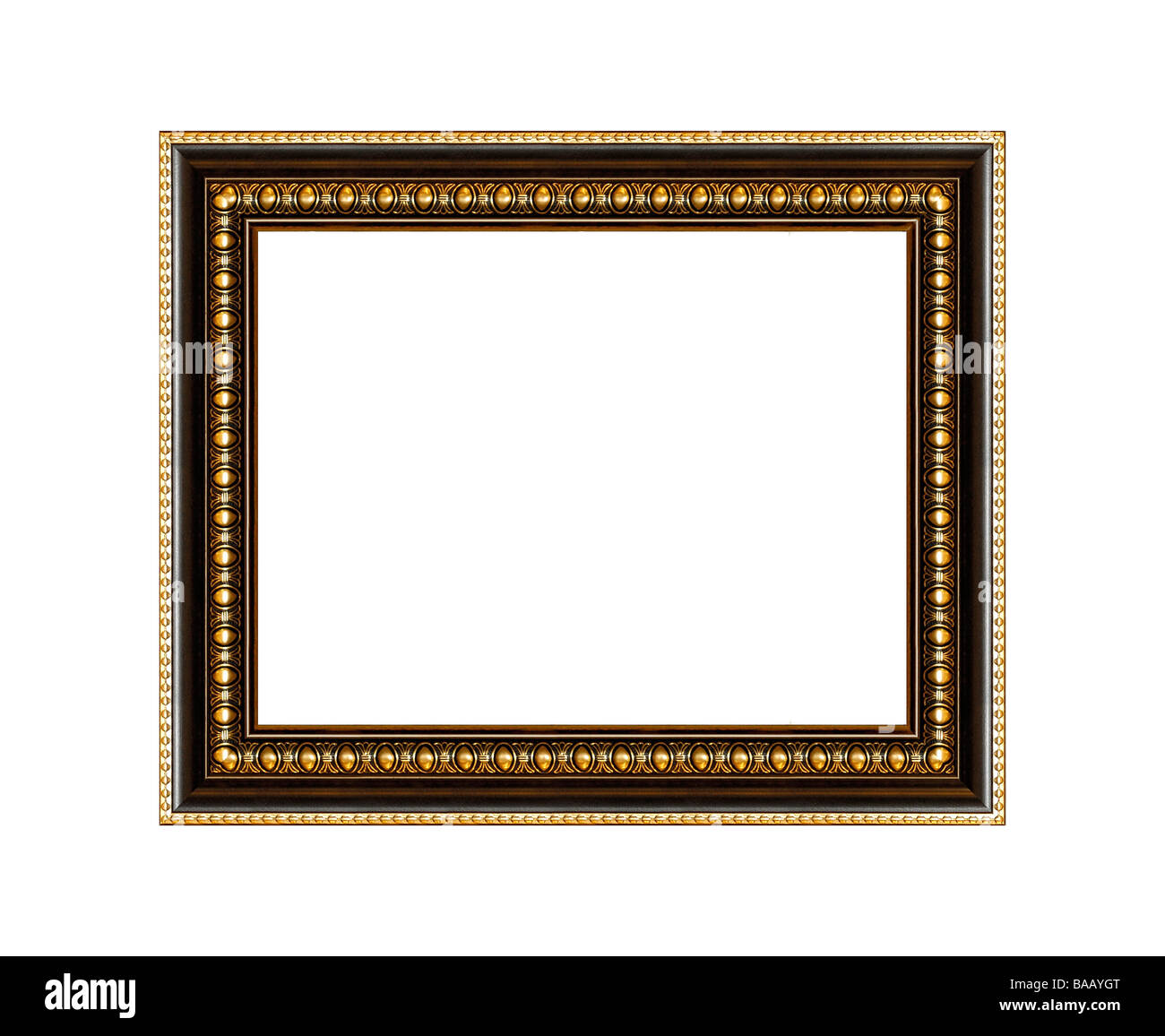 Wooden picture frame Stock Photo - Alamy