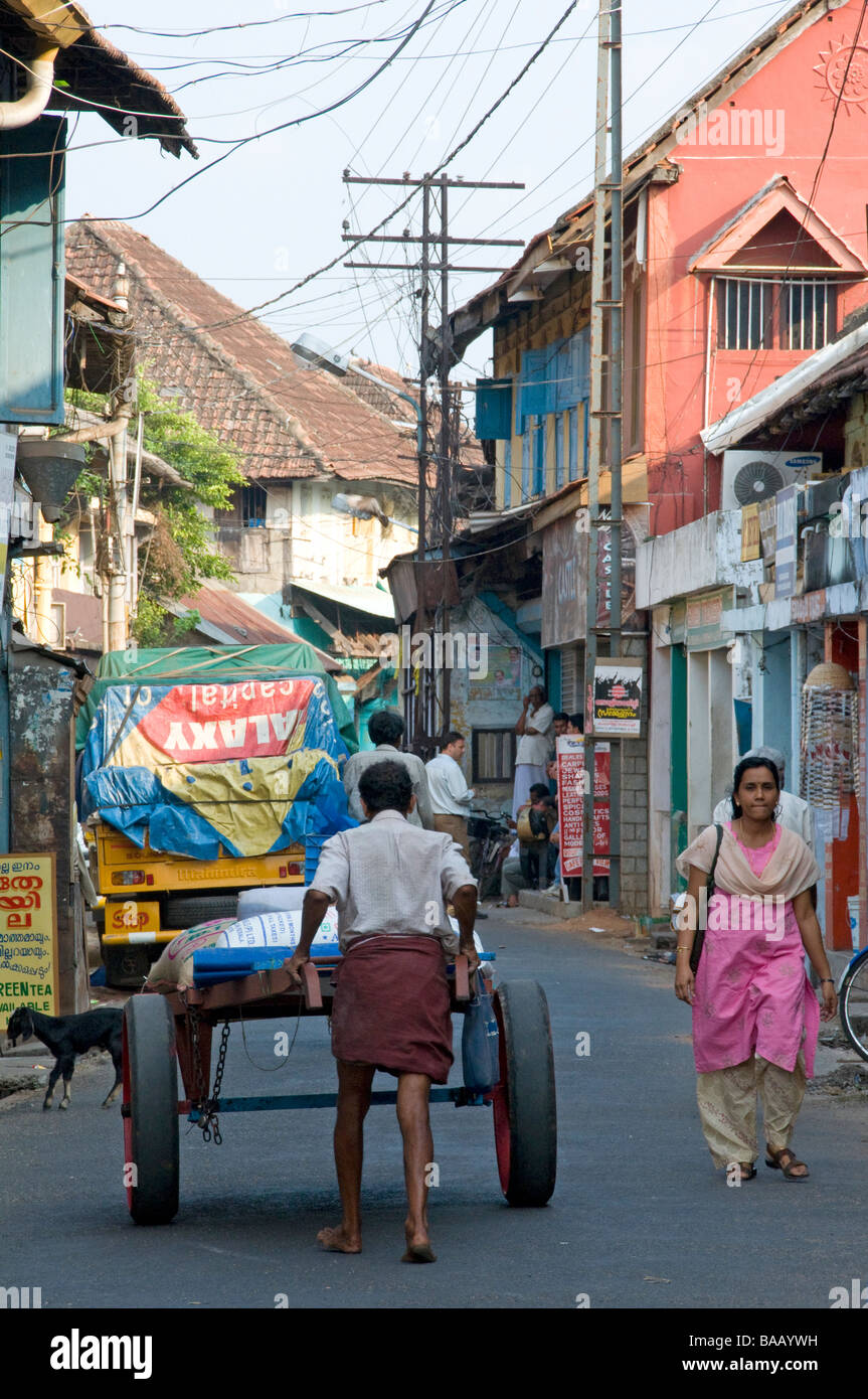 Bazar Road, Mattancherry, Kochi, Kerala, India Stock Photo - Alamy