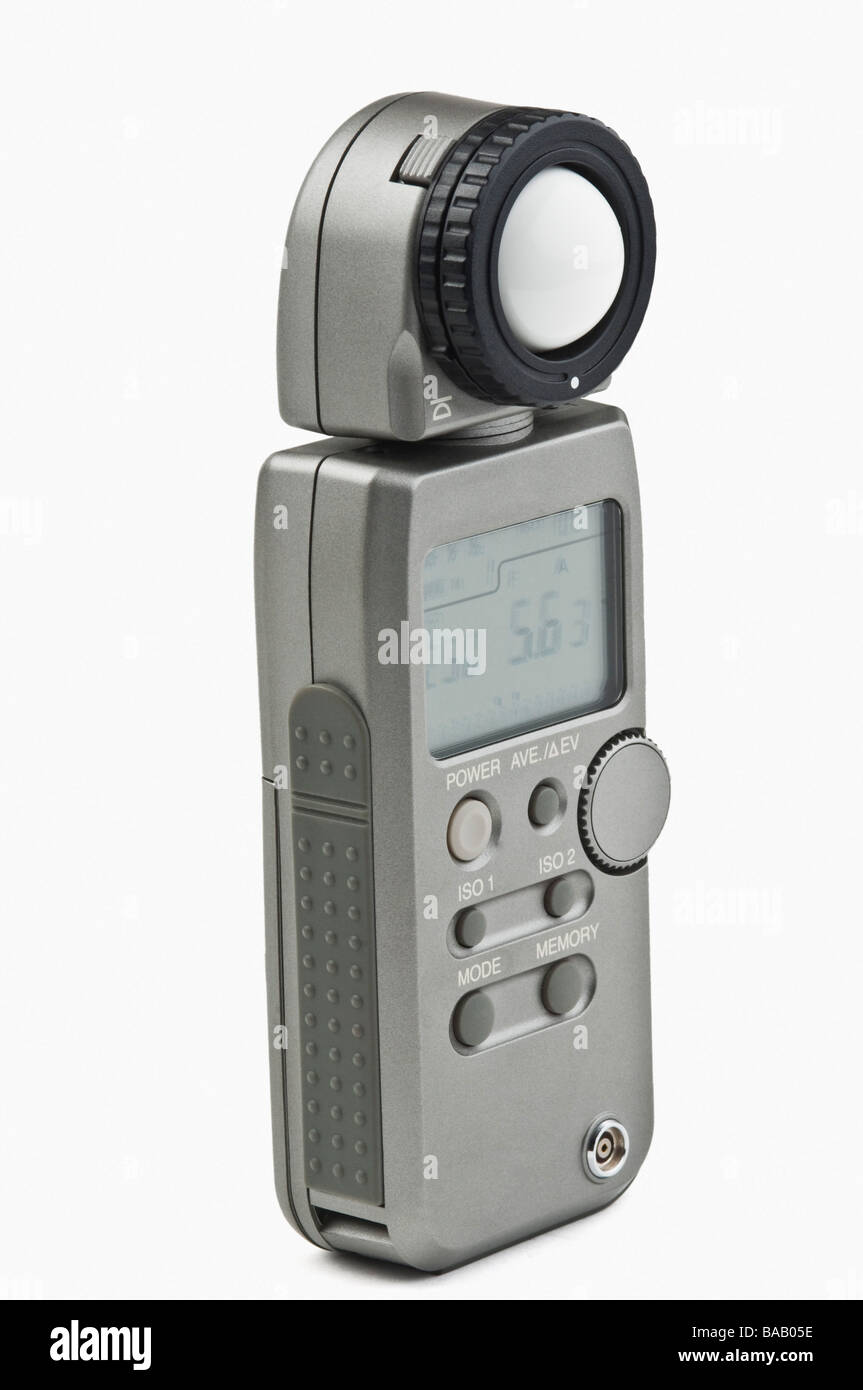 Close-up of an exposure meter Stock Photo - Alamy