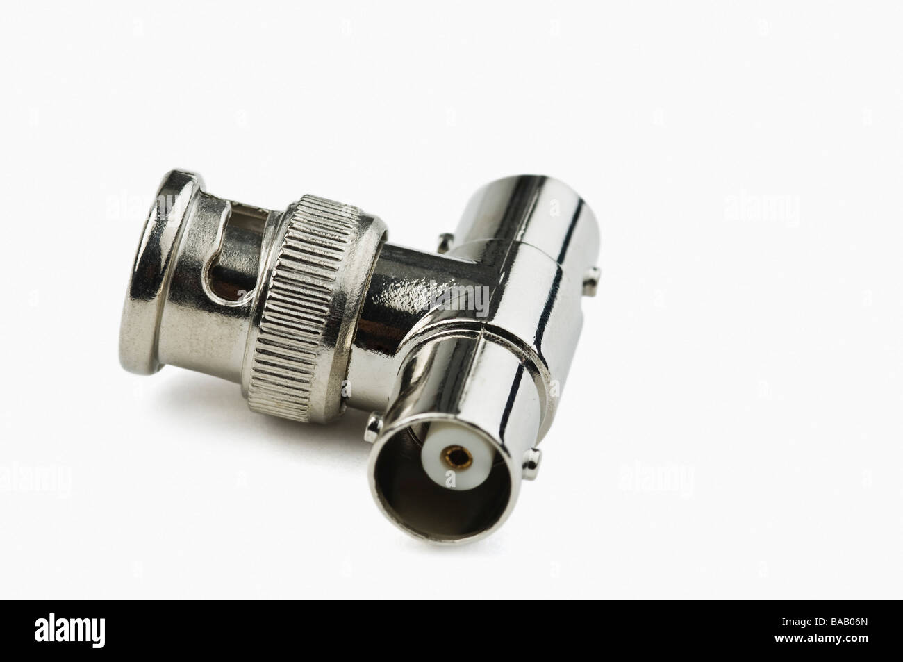 Close-up of an audio-video connector Stock Photo - Alamy