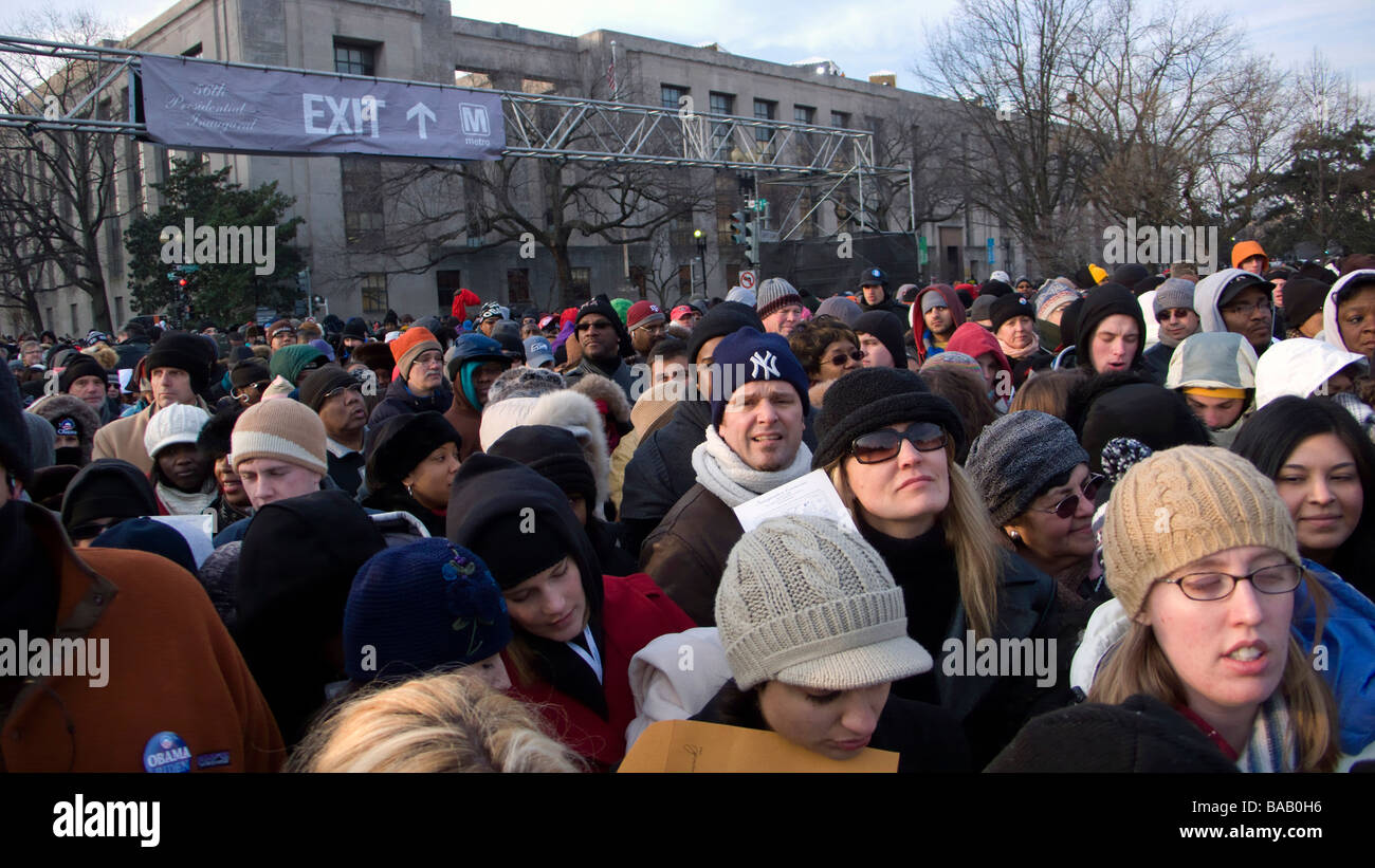 A crowd of persons wait to enter the Silver Gate to get into the ...