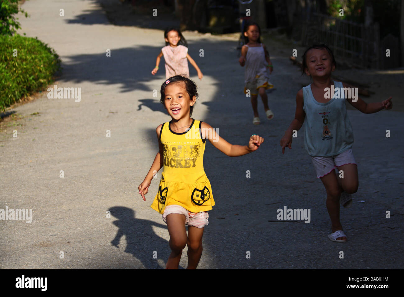 Children Running Towards Camera High Resolution Stock Photography and ...