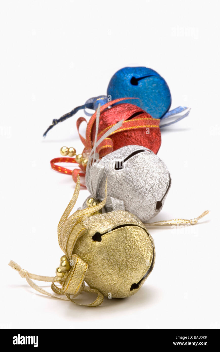 Glittering christmas decoration in Cut Out Stock Images & Pictures - Alamy