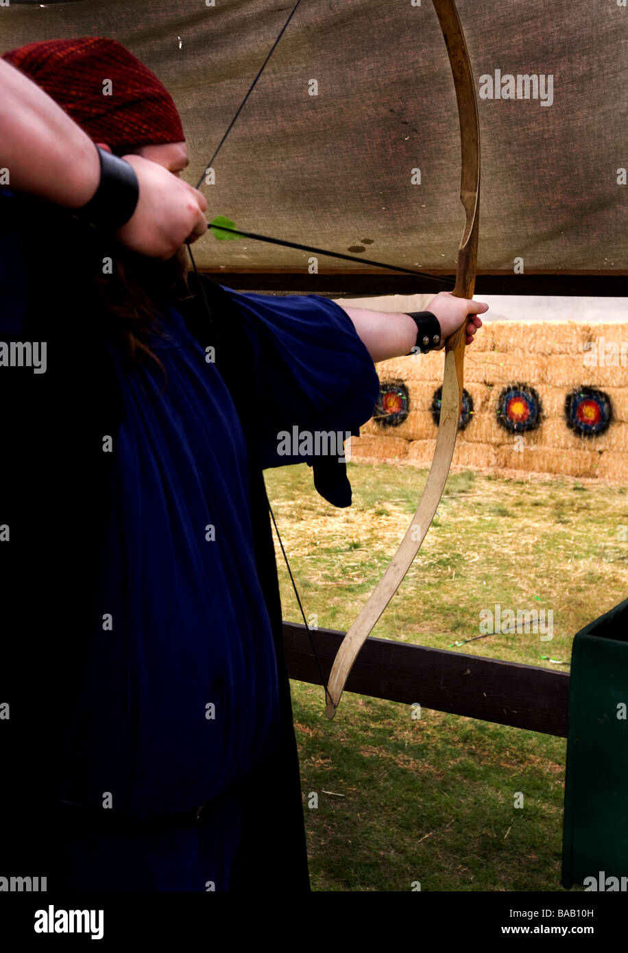 Man with a Bow Stock Photo - Alamy