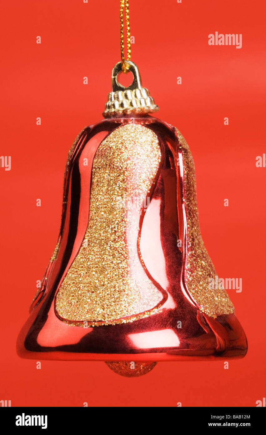 Golden shiny bell red hi-res stock photography and images - Alamy