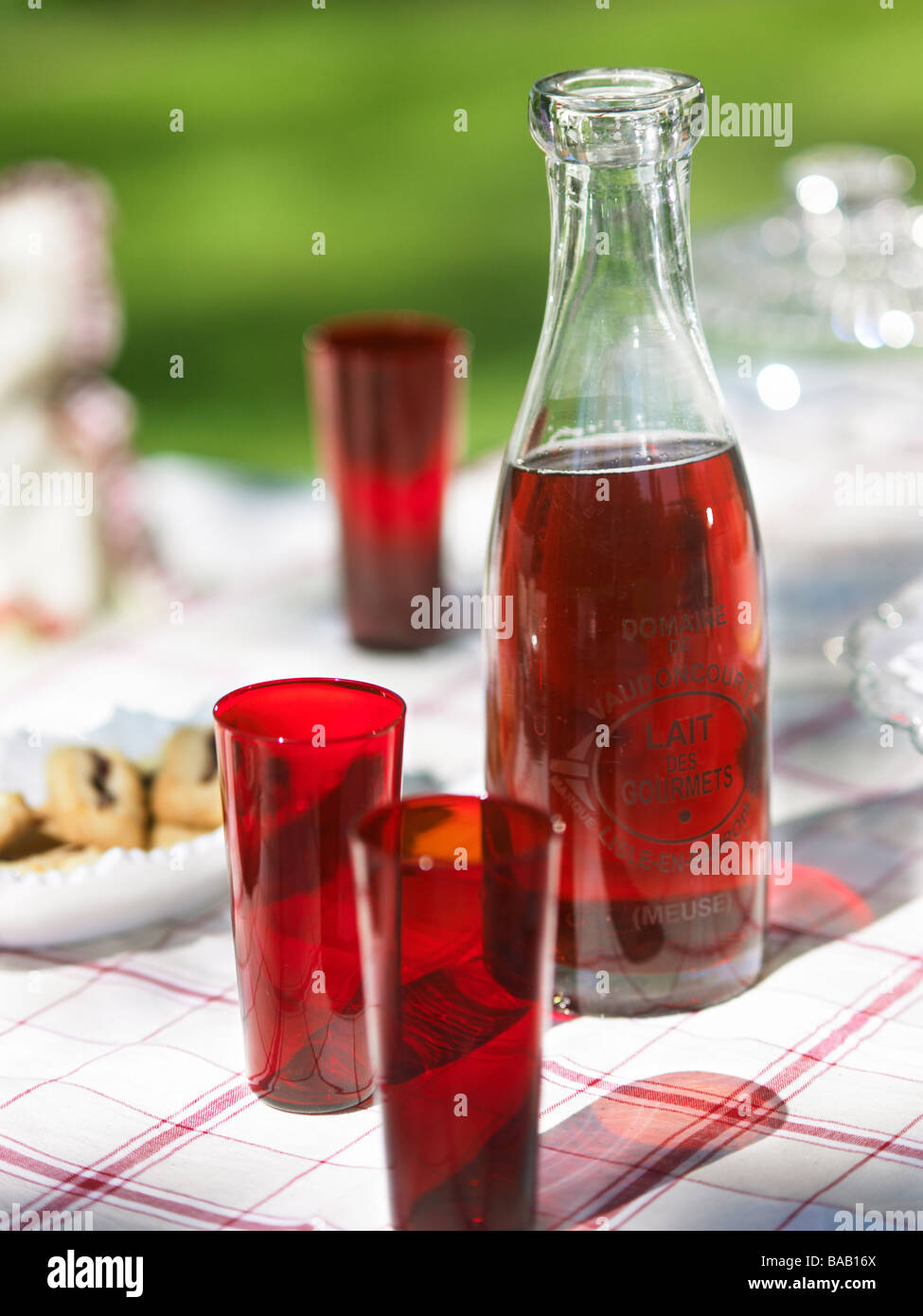 Syrup on a table, Sweden Stock Photo - Alamy