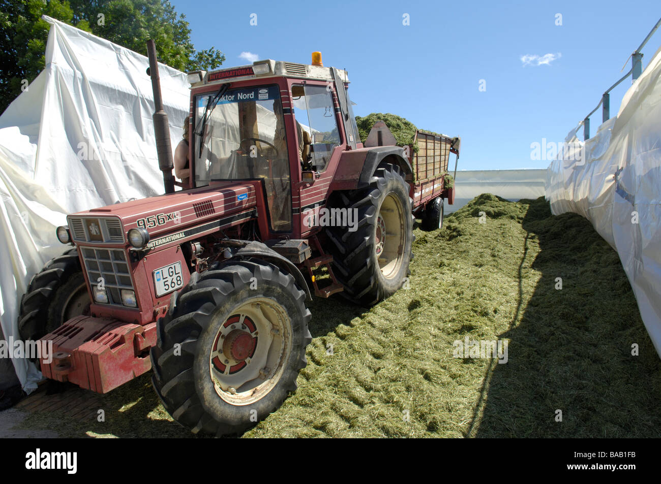 A tractor Sweden Stock Photo - Alamy