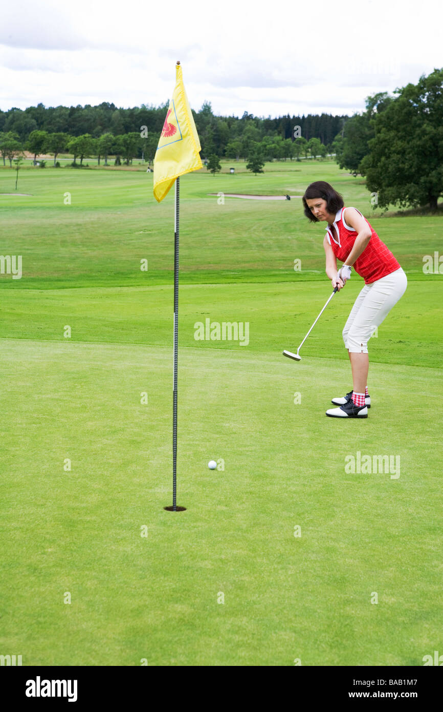 Mature Ladies Playing Golf Stock Photos & Mature Ladies Playing Golf ...