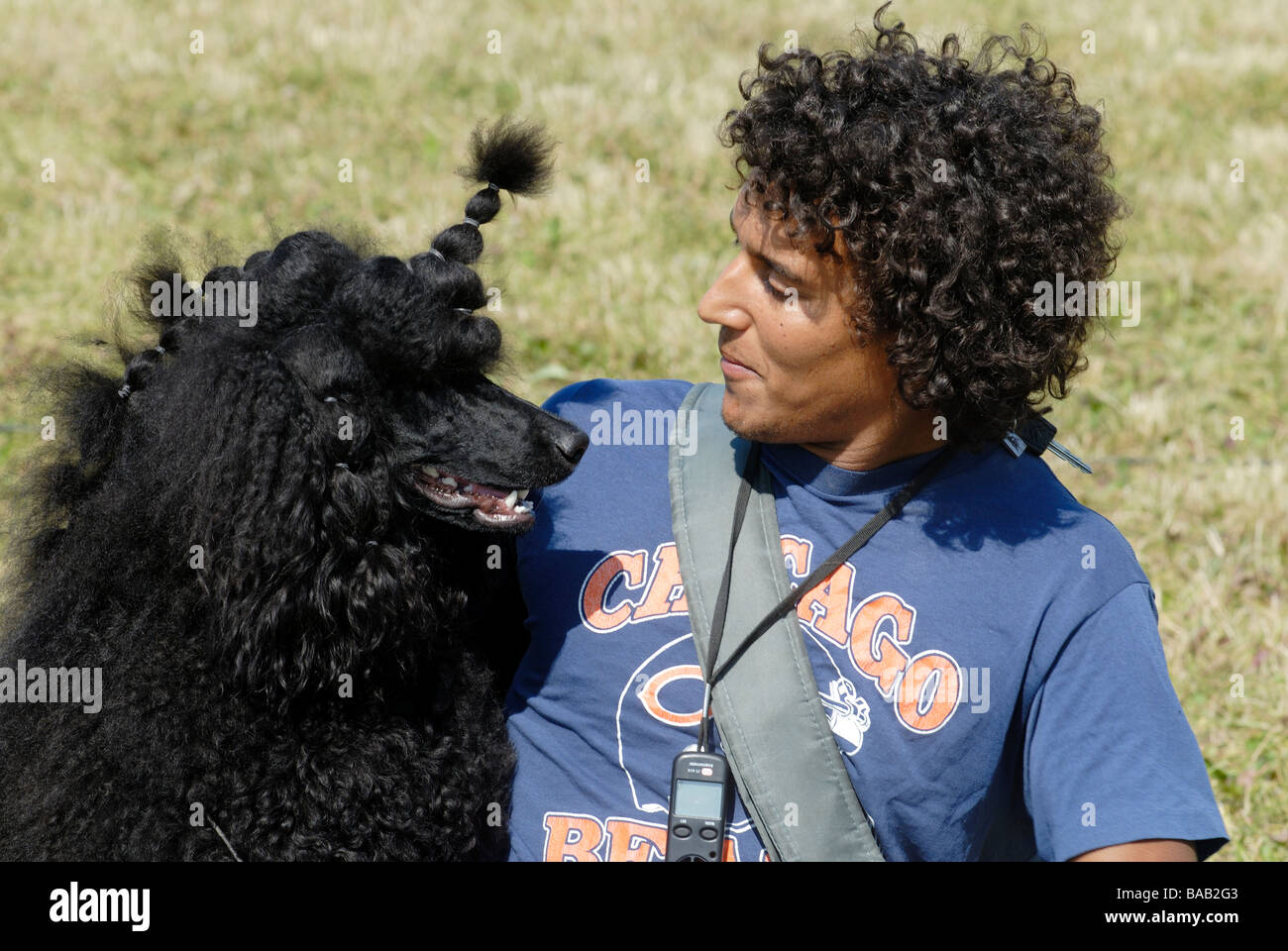 Master and his dog Sweden Stock Photo - Alamy