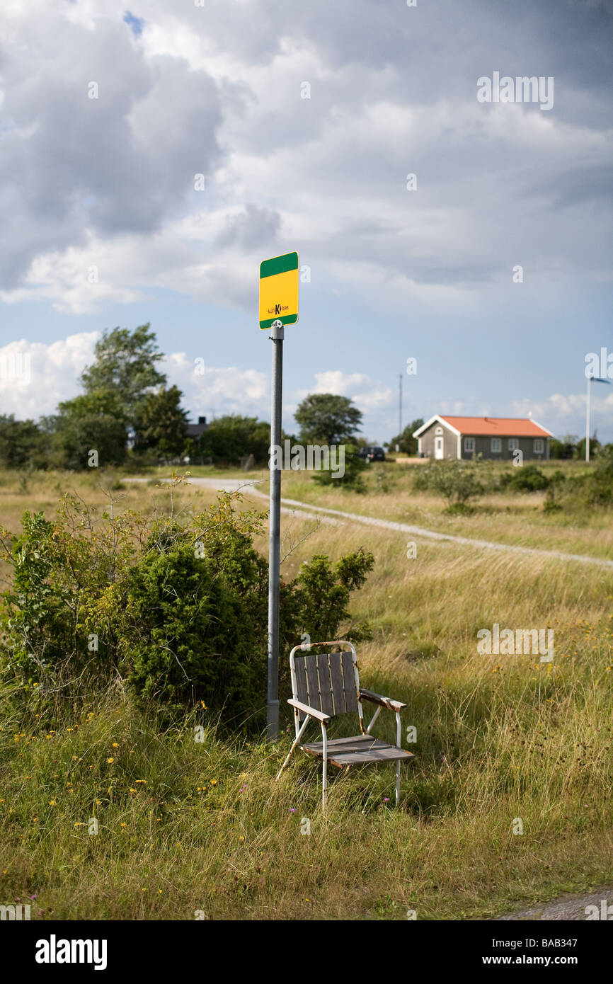 No bus stopped stop hi-res stock photography and images - Alamy