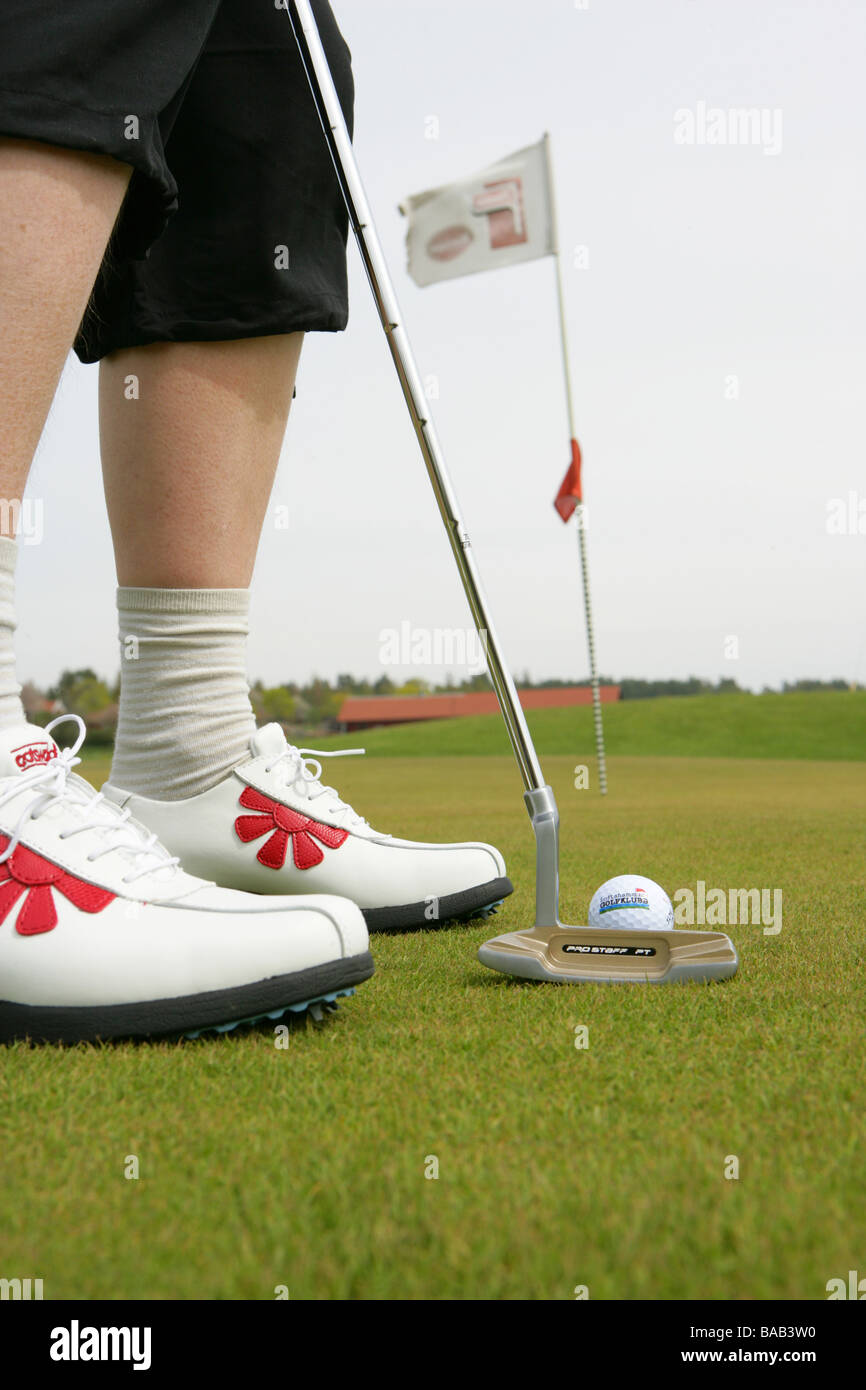 The legs of a woman playing golf hi-res stock photography and images ...
