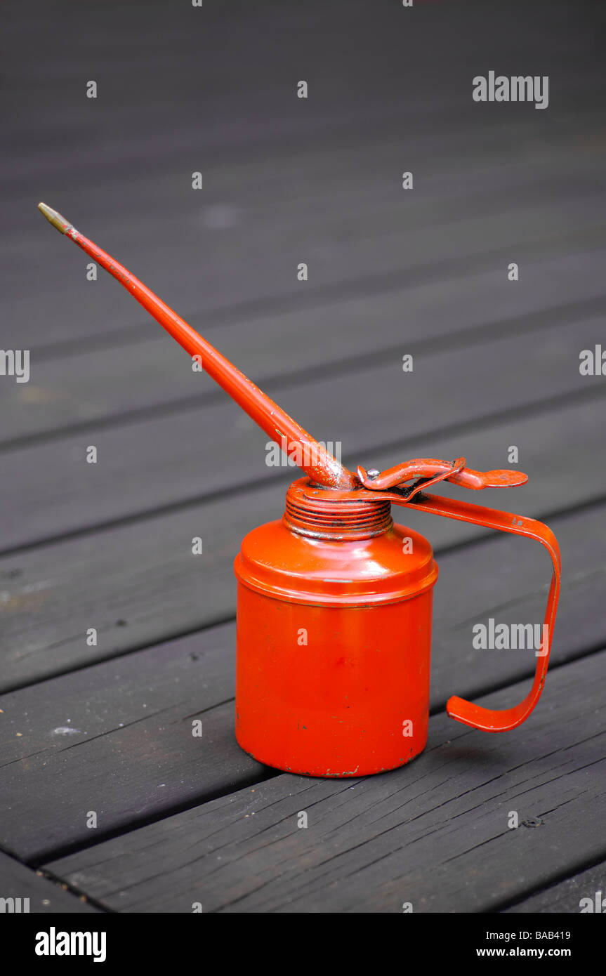 An oilcan, Sweden Stock Photo - Alamy