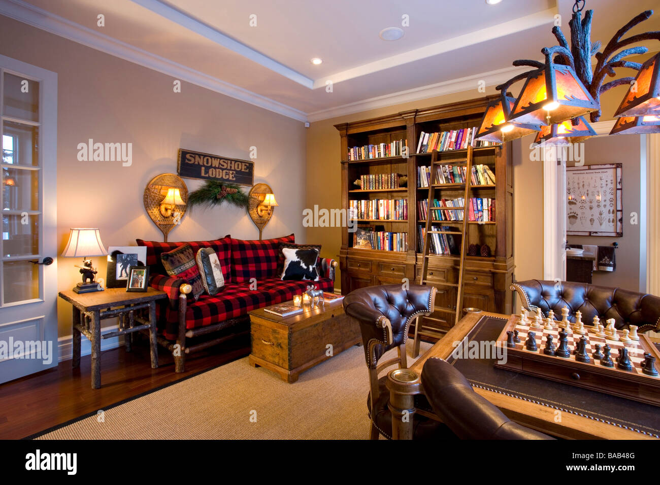 library room in a house Stock Photo - Alamy