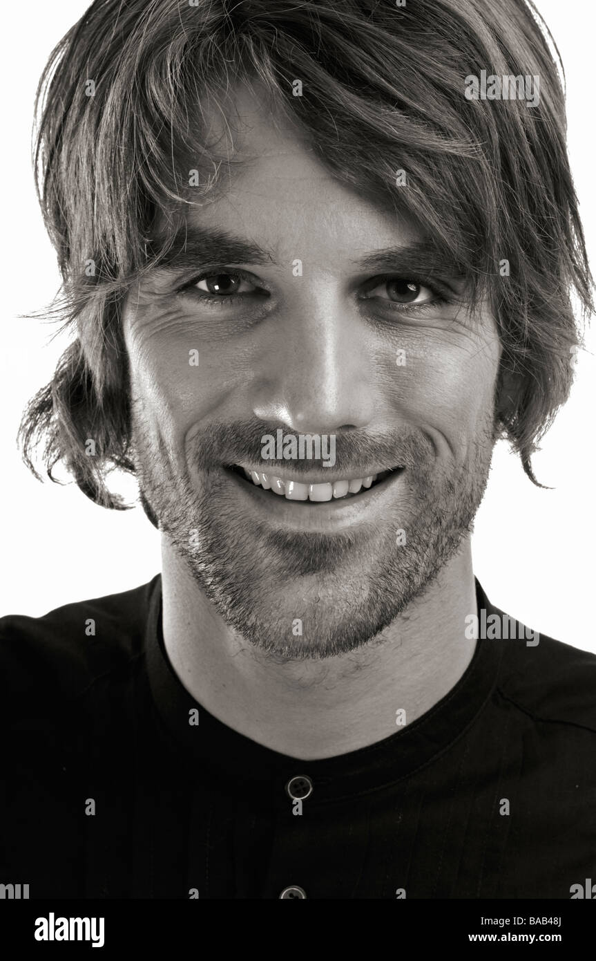 Portrait man smiling people men portraits portrait black and white hi ...