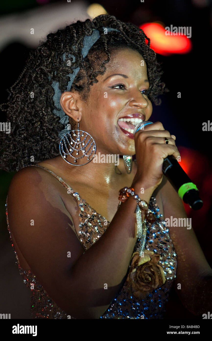 Caribbean singer female hi-res stock photography and images - Alamy