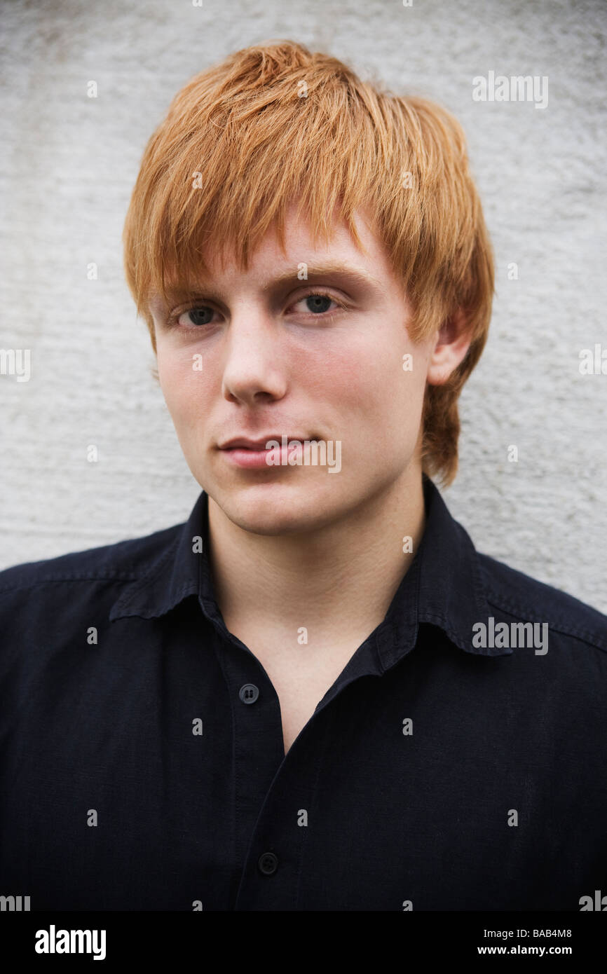 Portrait of a young man, Sweden Stock Photo - Alamy