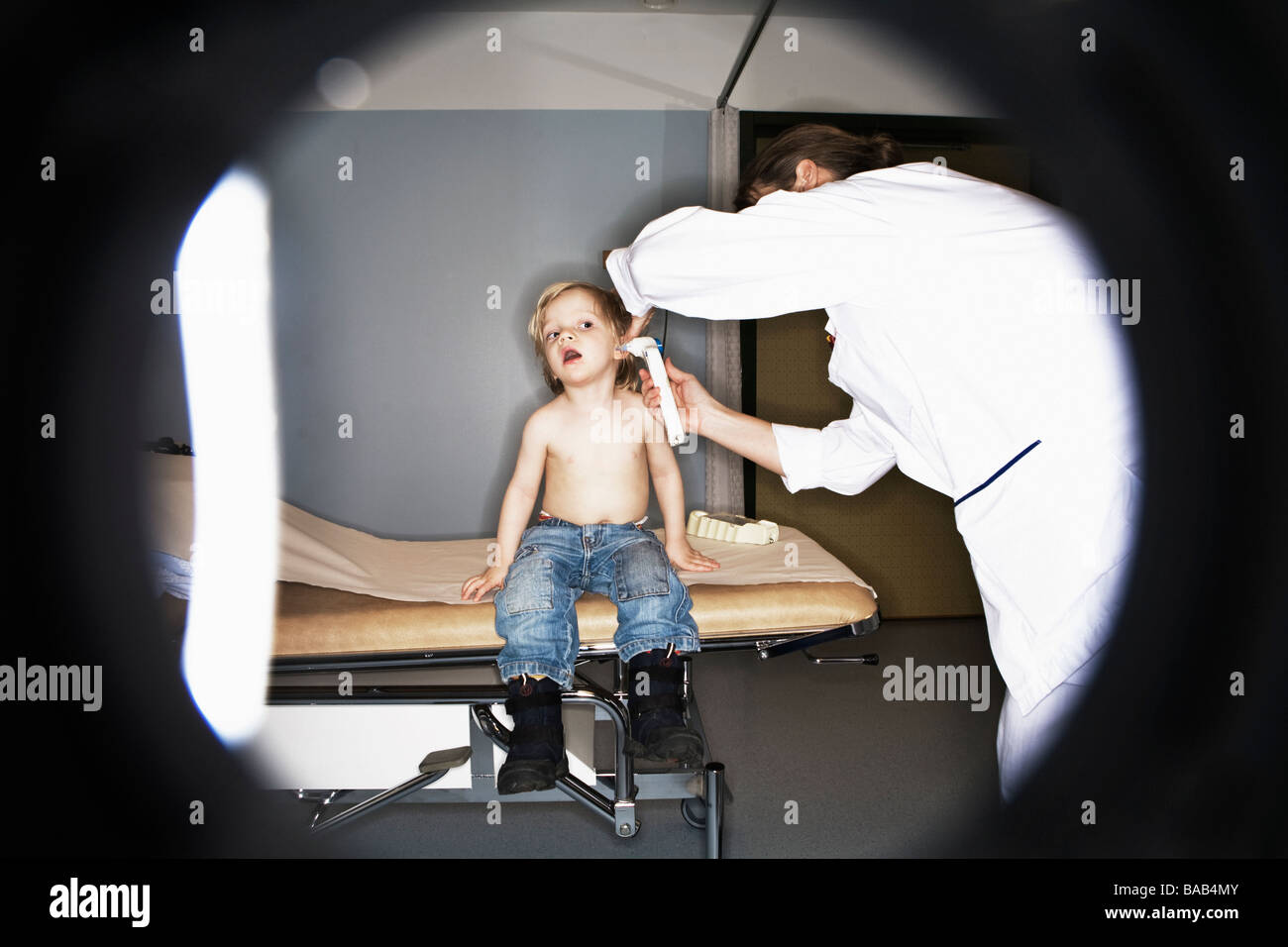 Boy medical examination hi-res stock photography and images - Alamy