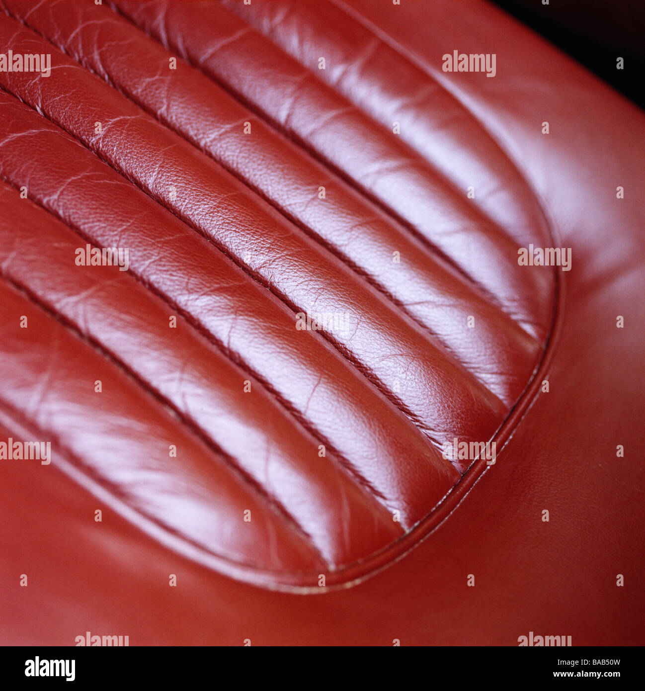 Detail Of A Car Seat Stock Photo - Alamy