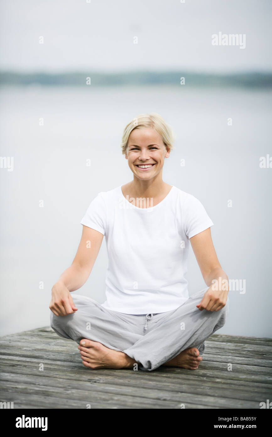 Contemplative young woman having hi-res stock photography and images ...