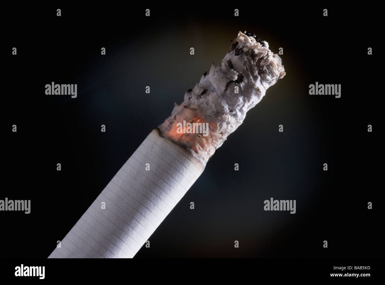 Close-up of a cigarette with ash Stock Photo - Alamy