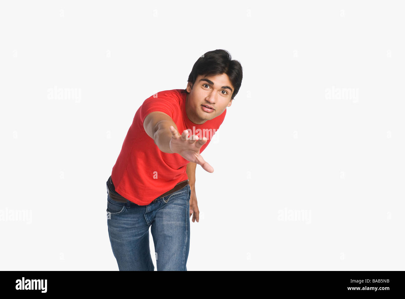 Gesturing a Cut Out Stock Images & Pictures - Alamy