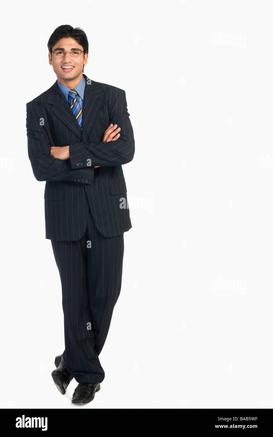 Portrait entrepreneur arms crossed Cut Out Stock Images & Pictures - Alamy