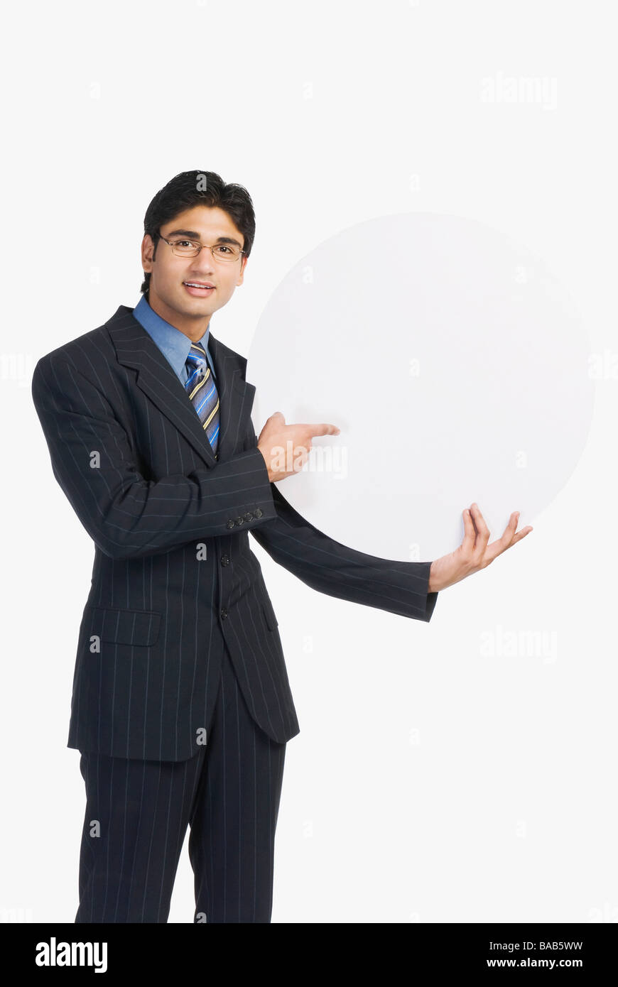 Looking at placard Cut Out Stock Images & Pictures - Alamy