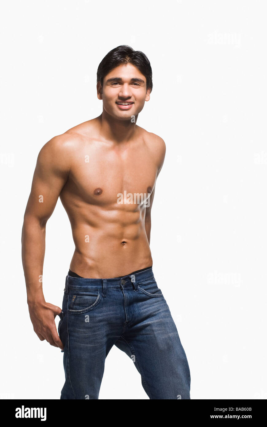 Portrait of a man smiling Stock Photo - Alamy