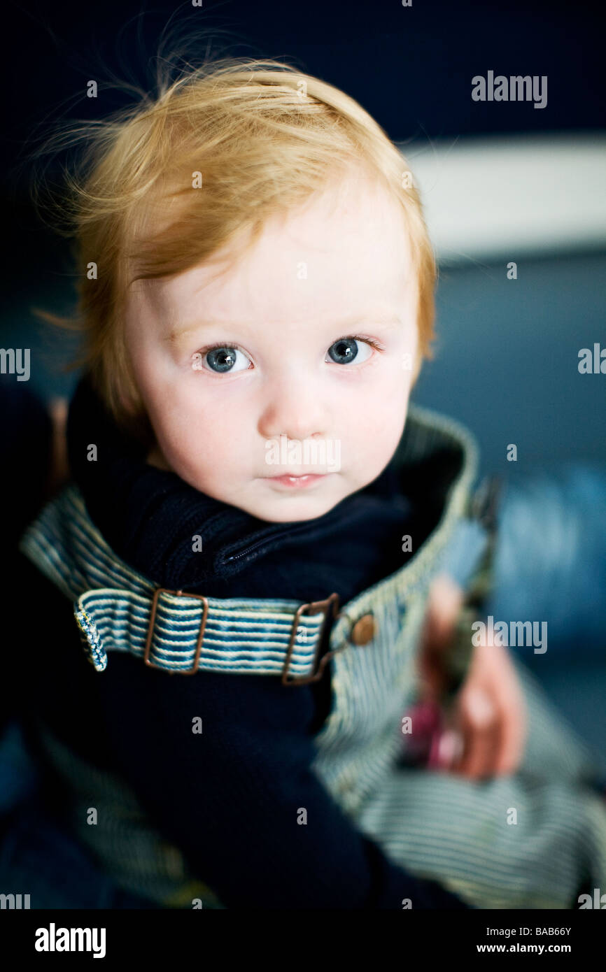 Portrait of a scandinavian boy hi-res stock photography and images - Alamy
